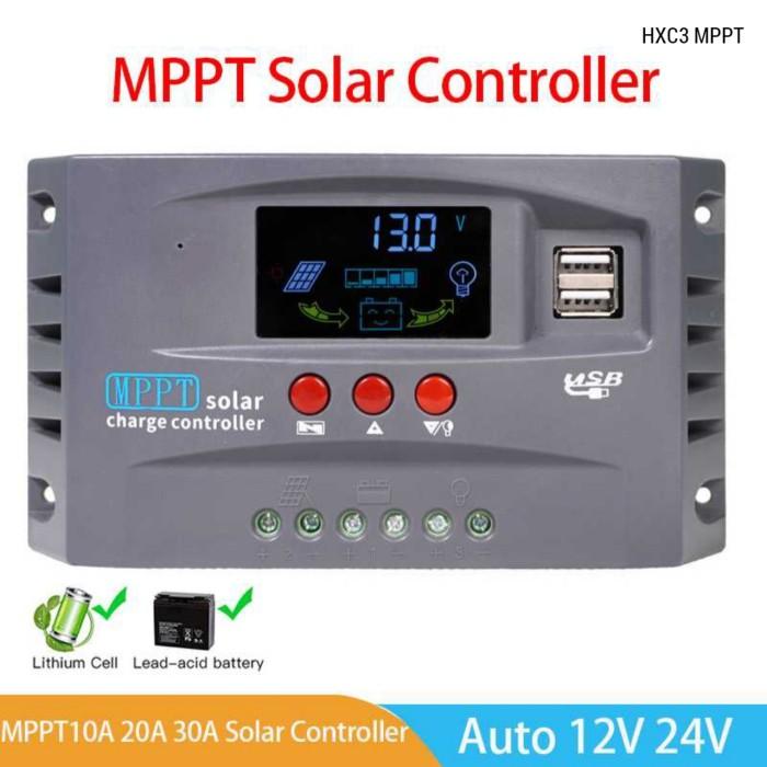 Jual SCC MPPT 10A 20A 30A Auto 12V/24V Power Solar Charge Controller ...