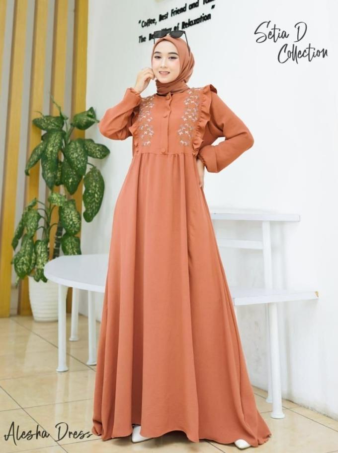 Jual BAJU GAMIS TERBARU BEST SELLER!! BAJU GAMIS WANITA TERBARU CRINKLE ...