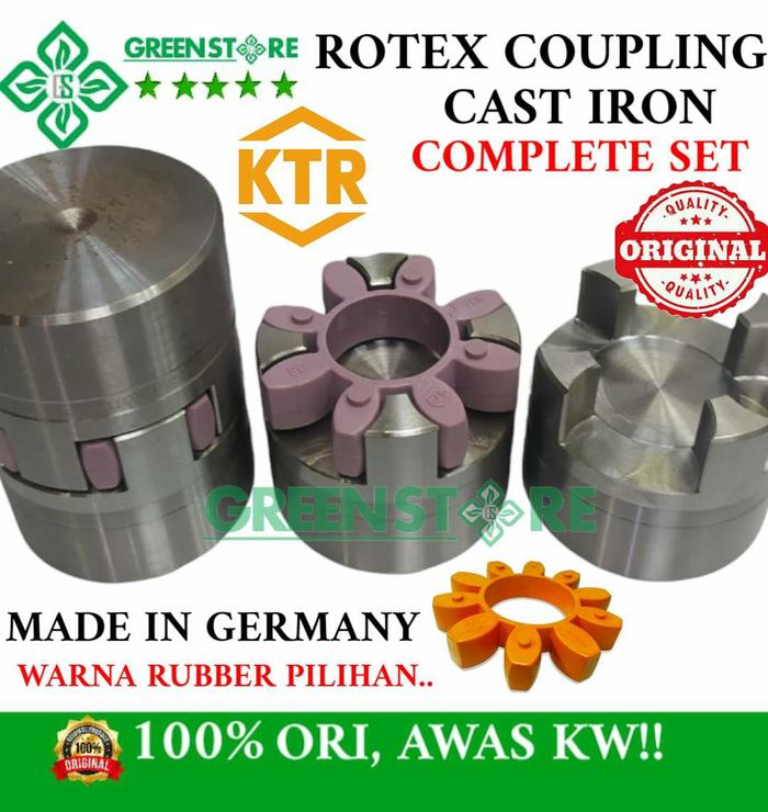 Jual ROTEX GR 55/70 LURUS COUPLING KTR MAX BORE 70mm CAST IRON COMPLETE SET - Jakarta Pusat ...