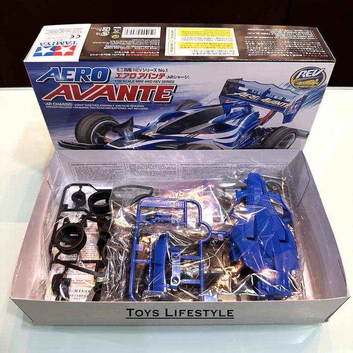 Jual Mainan Rakit Mobil Tamiya Mini 4WD Original Asli - Aero Avante ...