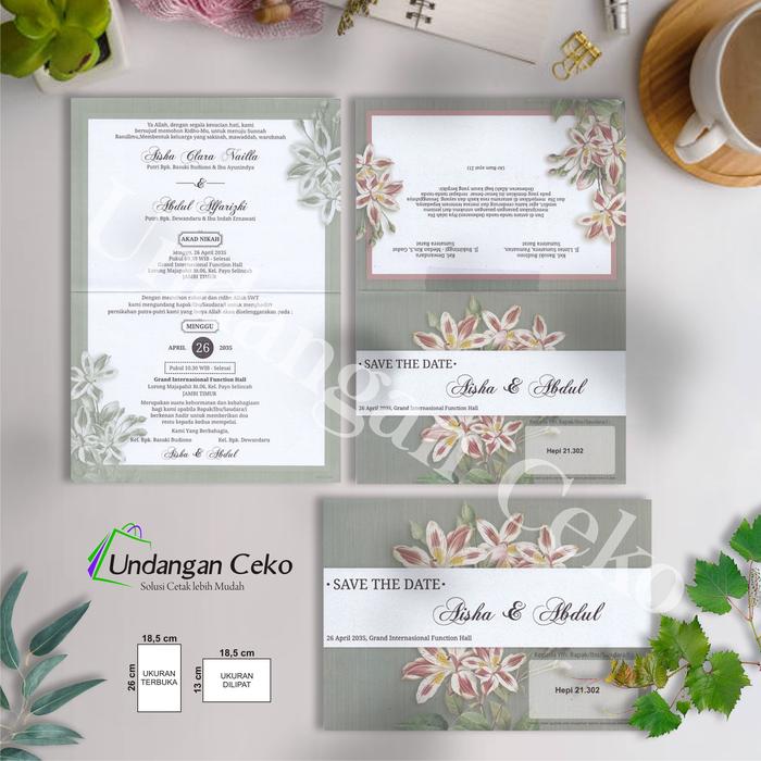 Jual Undangan Pernikahan/Tasyakuran Harga Hemat Tema Vintage Rustic ...