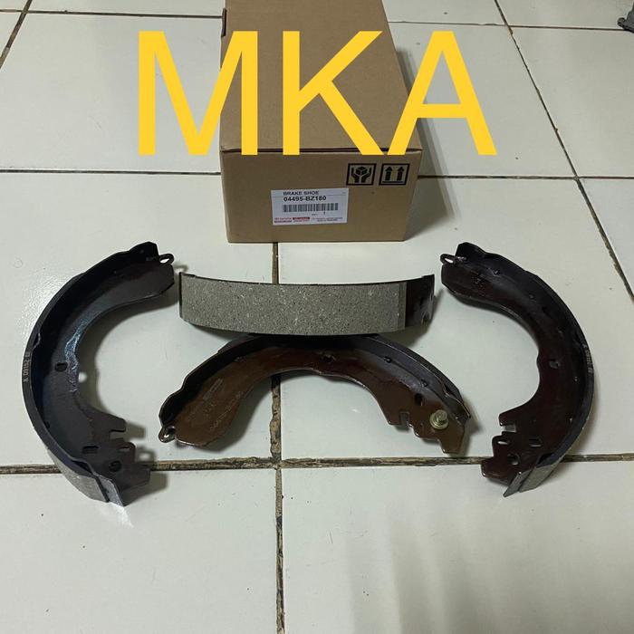 Jual BRAKE SHOE KAMPAS REM BELAKANG RAIZE P/N 04495-BZ180 OE - Jakarta ...