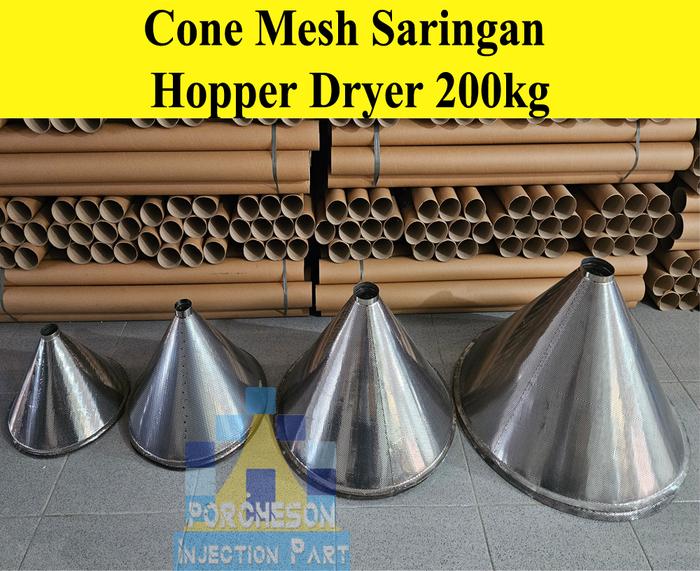 Jual Cone Mesh Corong Hopper Dryer 200kg Saringan Hopper Dryer - Kota ...