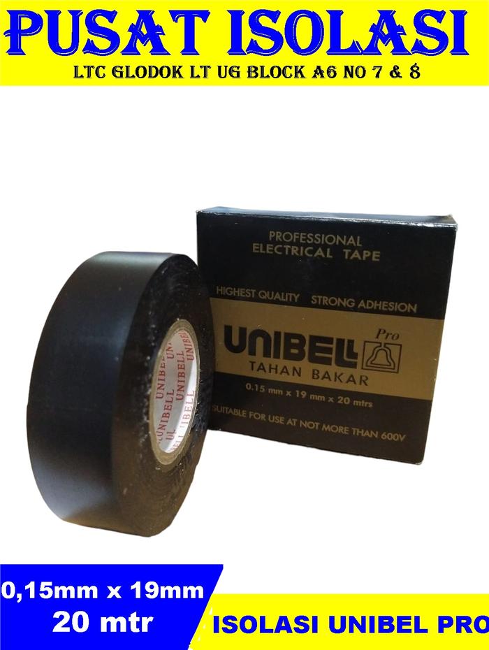 Jual Isolasi Unibel Pro Warna Hitam Isolasi Listrik - Jakarta Barat ...