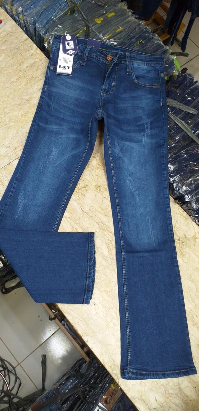 Jual Celana Jeans Cutbray Wanita Bootcut Series - Navy Wash, 29 ...