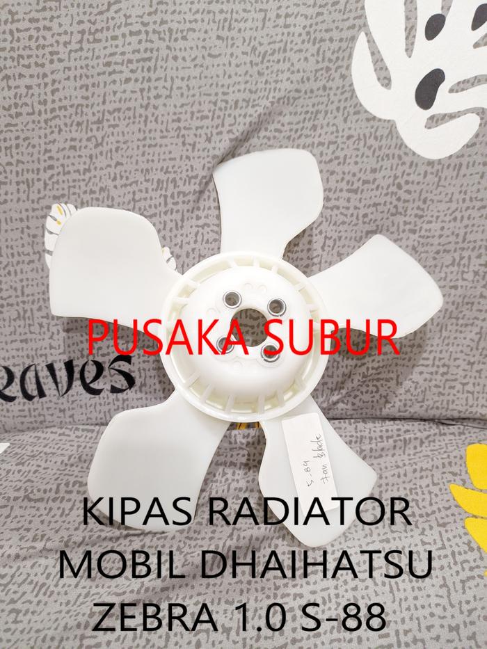 Jual Kipas Radiator 5 daun Daihatsu Zebra 1.0 S-88 Model Original ...