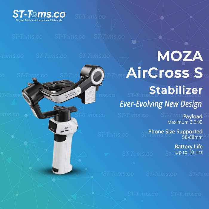 Promo Moza AirCross S Gimbal Stabilizer 3-Axis Handheld Stabilizer ...