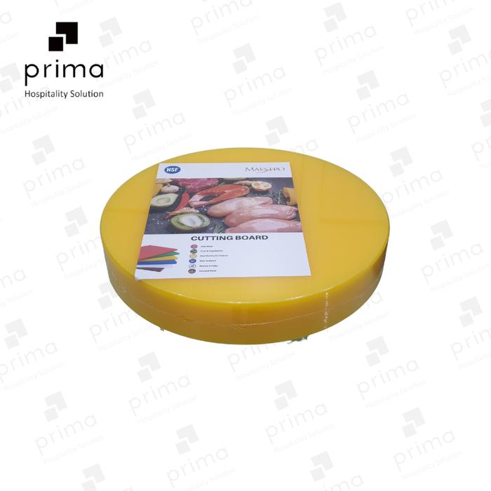 Jual Telenan Plastik Bulat / Round Cutting/ Chopping Board 30 cm Tebal ...