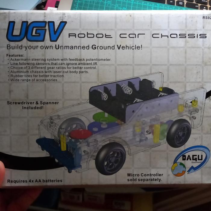 Jual KR01030 Unmanned Ground Vehicle UGV Robot Line Follower Steering ...