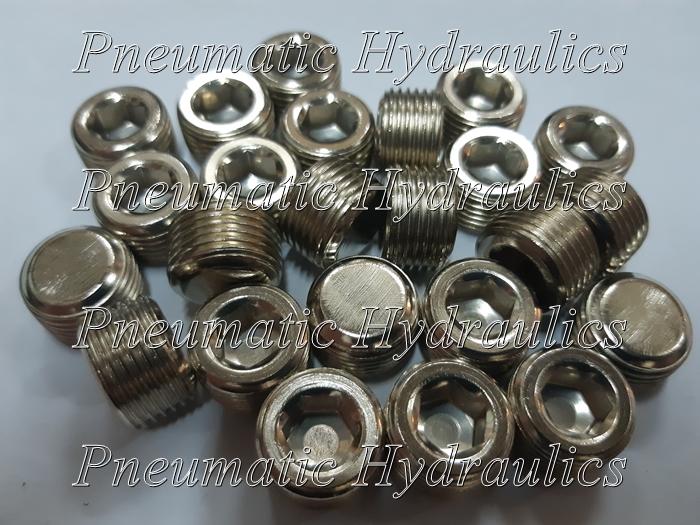Jual PLUG SOLENOID PNEUMATIC PLUG 1/4" PLUG 02 PENUTUP DRAT DOP 1/4 ...