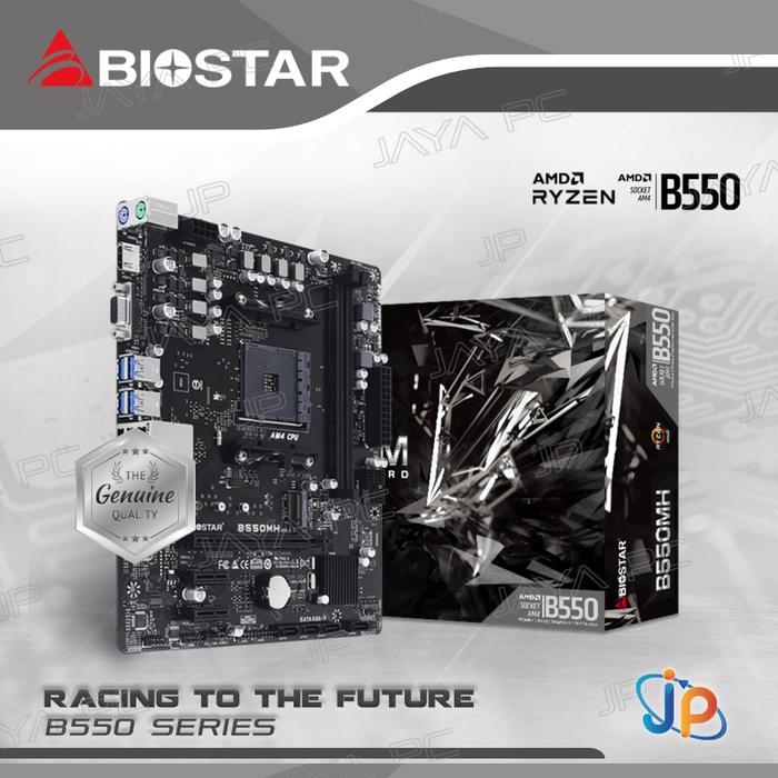 Promo Motherboard BIOSTAR B550MH (AM4, AMD, B550, DDR4, USB3.2, SATA3 ...