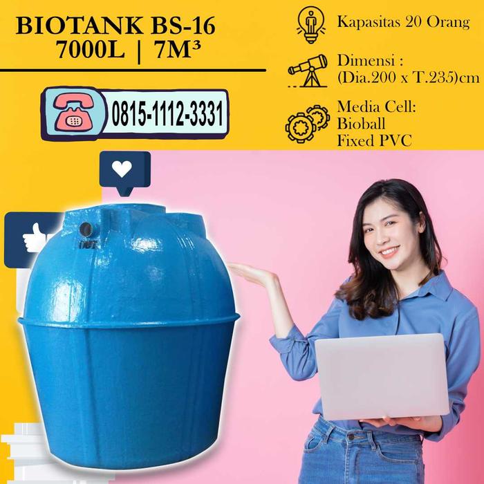 Jual TANGKI BIOTANK Septictank VERTIKAL 7000 Liter 7M3 - Jakarta Barat ...