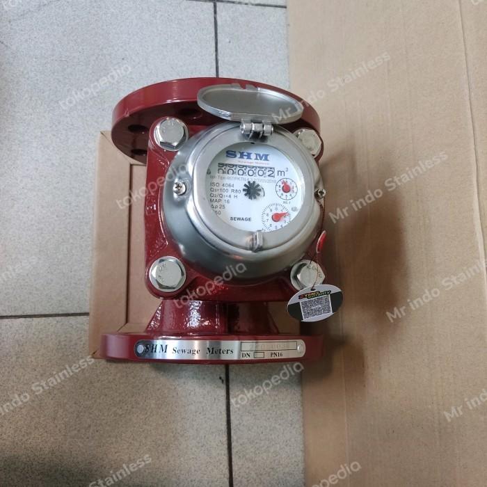 Jual Flow meter limbah SHM 3" Inch / water meter SHM 80mm ori air ...