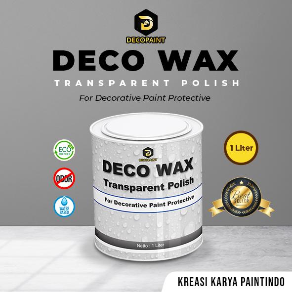 Jual Decopaint Deco Wax Finishing Protective Gel Padat Kemasan 1 Liter ...