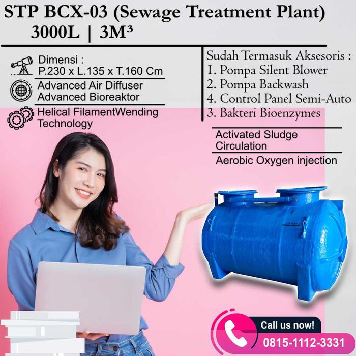 Jual TANGKI STP BIOTECH Bio Septictank 3000 Liter 3M3 - Kab. Tangerang ...
