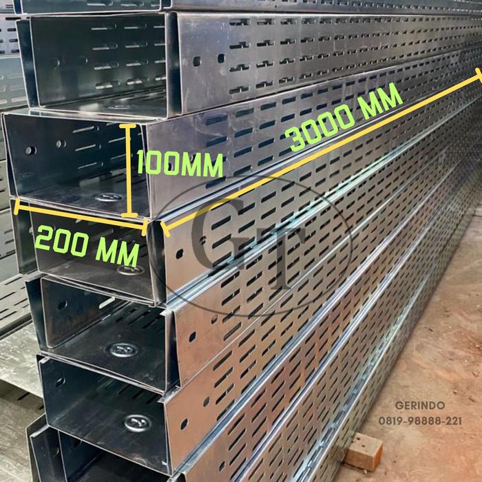 Jual Cable Tray C 200x100x3000mm SPHC 1.6mm Elektro Galvanis GT ...