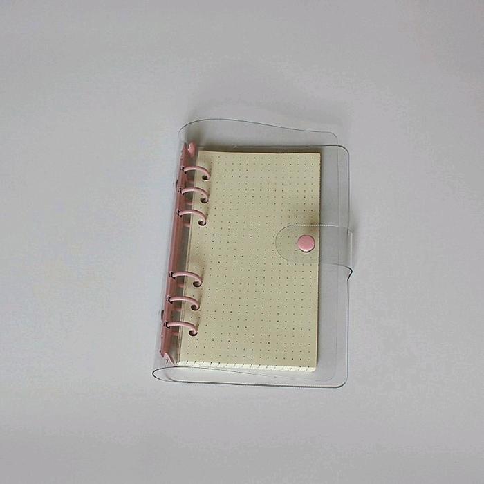 Jual COVER BINDER 6 RING A6 BENING TRANSPARAN BESI WARNA - pink - Kab ...