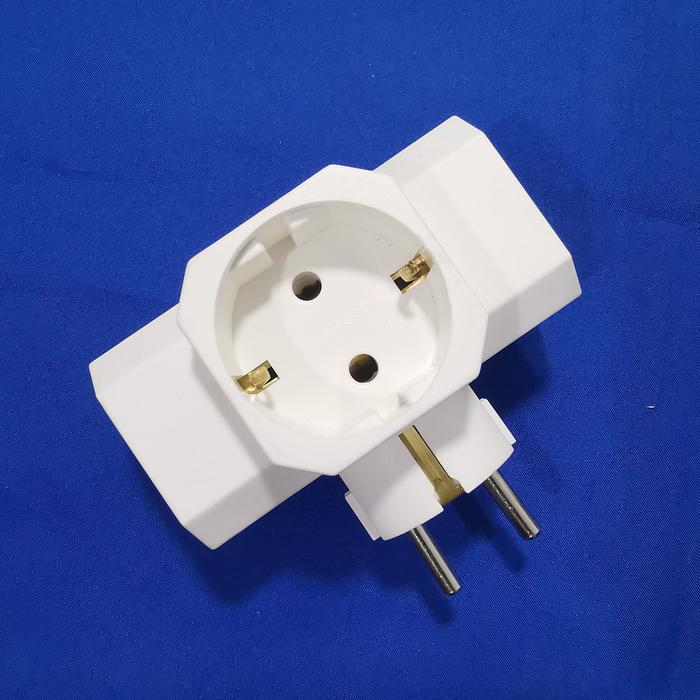 Jual 13830 Colokan Steker T Arde Cabang 3 Putih Broco - Kota Tangerang ...