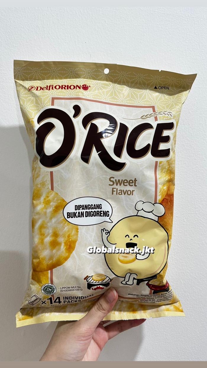 Jual ORION CRACKERS O'RICE SEAWEED / ORIGINAL - Orion - SEAWEED ...