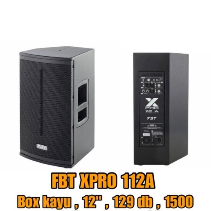 Jual Speaker aktif FBT Xpro 112A/Speaker Fbt xpro112a/FBT 12 inchi ...