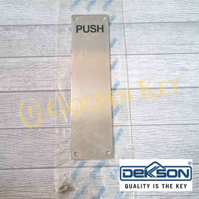 Jual Sign Plate Dekson SP 002A Push SSS Plat Dorong Handle Pintu SP002A ...