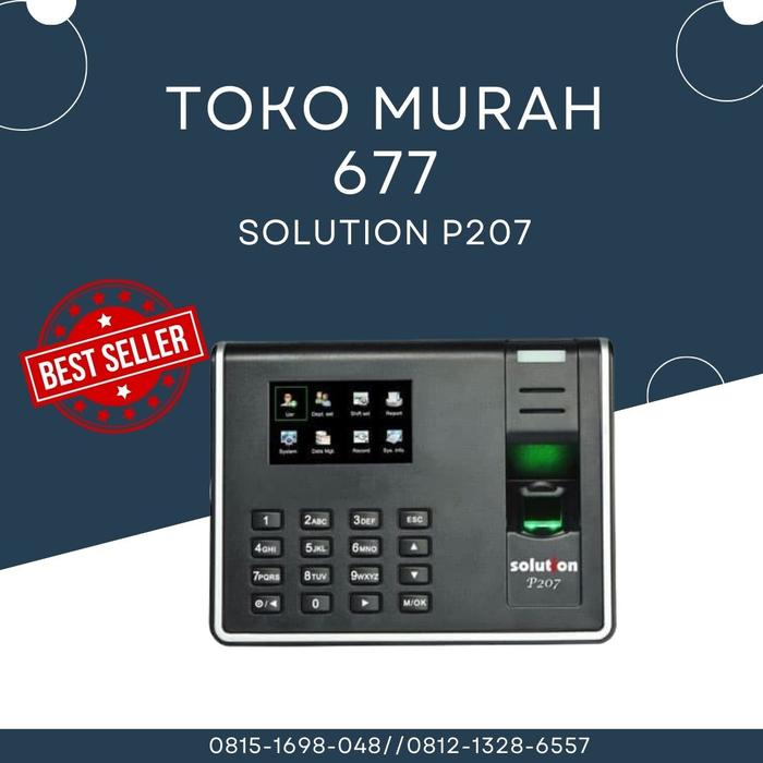 Jual Solution p207 /Finger print/Mesin Absensi/Mesin absen - Jakarta ...