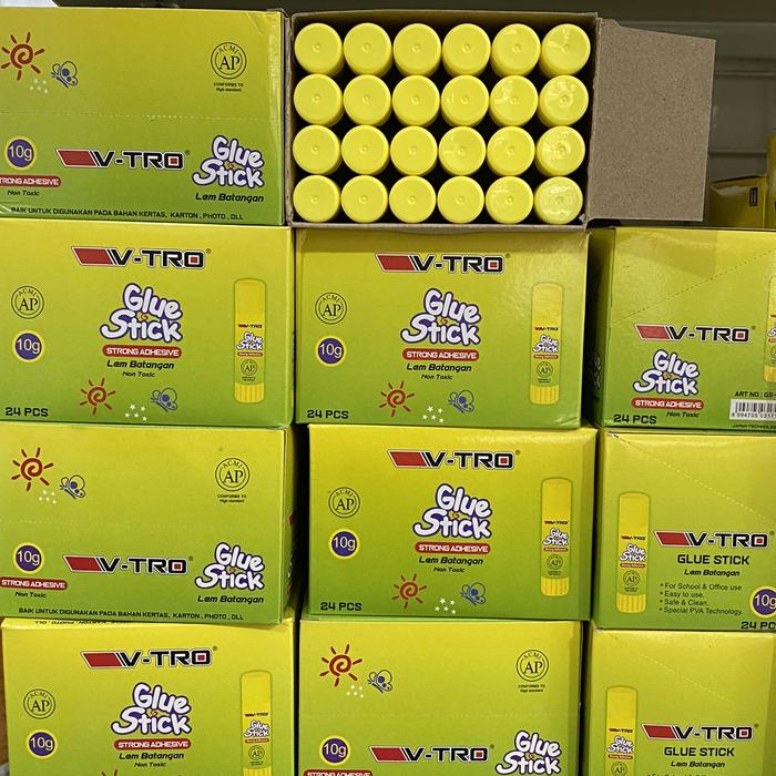 Jual [1 Pak Isi 24 Pcs] Glue Stick / Lem Kertas Batangan 10 gram ...
