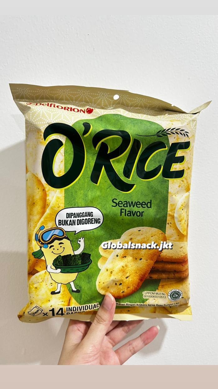 Jual ORION CRACKERS O'RICE SEAWEED / ORIGINAL - Orion - SEAWEED ...