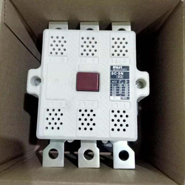 Jual Contactor Fuji elektrik SC-5N 150a 220vac /DC kontactor Fuji SC-5N ...