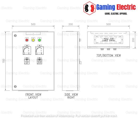 Jual Panel Listrik SDP 3 Phase Box W50 x H70 cm - Kab. Bogor - Gaming ...