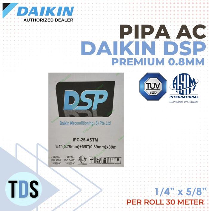 Promo PIPA AC Daikin DSP 1/4 - 5/8 (AC 2 PK) - 30 Meter Cicil 0% 3x ...