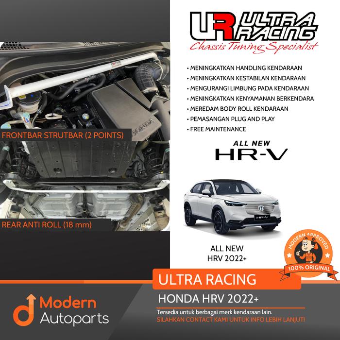 Jual PAKET Stabilizer Ultra Racing All New HRV 2022+ FRONTBAR & R.ANTI ...