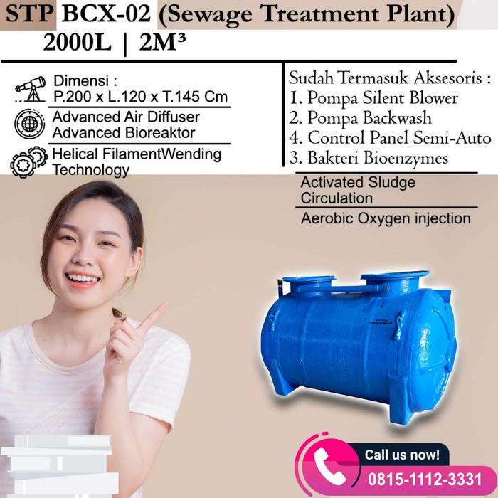 Jual PAKET FULL SET TANGKI STP IPAL 2000 LITER 2M3 - Kab. Tangerang ...