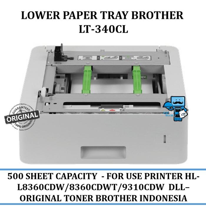 Promo Lower Paper Tray Brother LT-340CL Optional 500 sheet capacity ...
