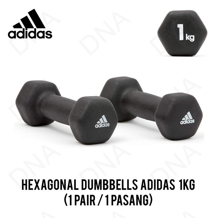 Promo Dumbell Neoprene / Hexagonal Dumbbells Adidas 1KG - ORIGINAL - Jakarta Utara - DNA Sport ...