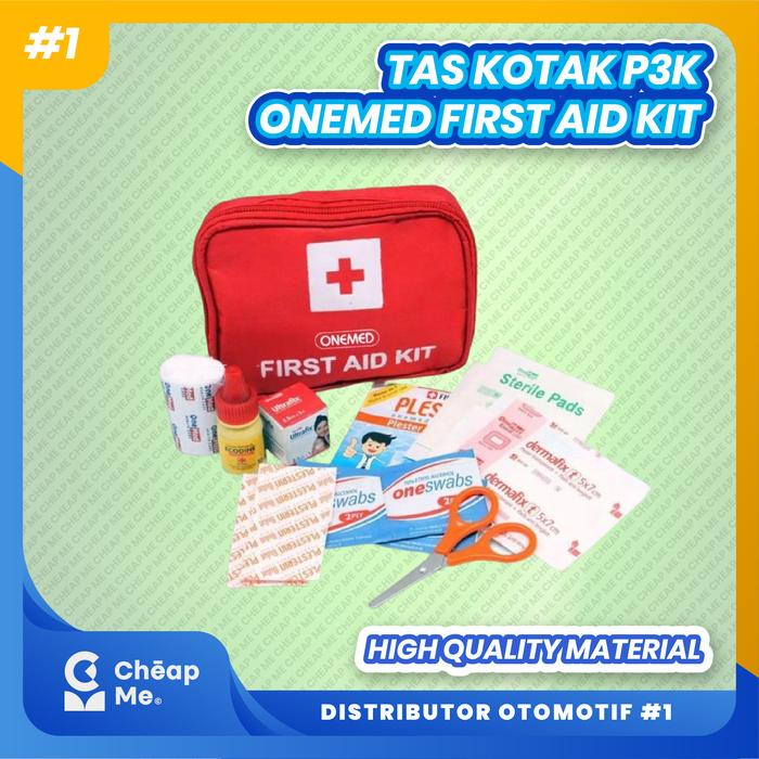 Jual Tas Kotak Obat P3K ONEMED Lengkap Dengan Isi Set First Aid Kit ...