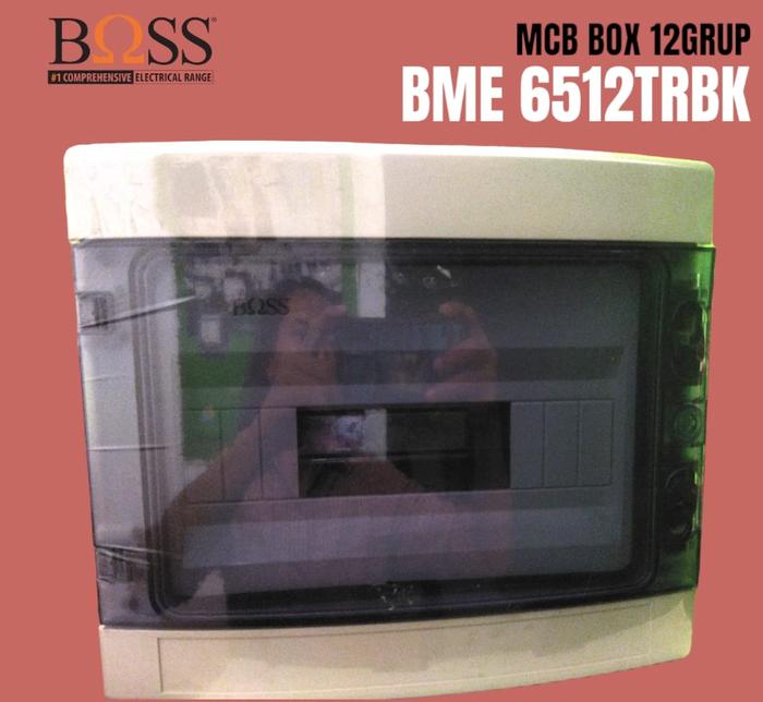 Jual MCB BOX 12 Group Outbow Surface Mounting IP 65 BOSS BMES6S12TR ...