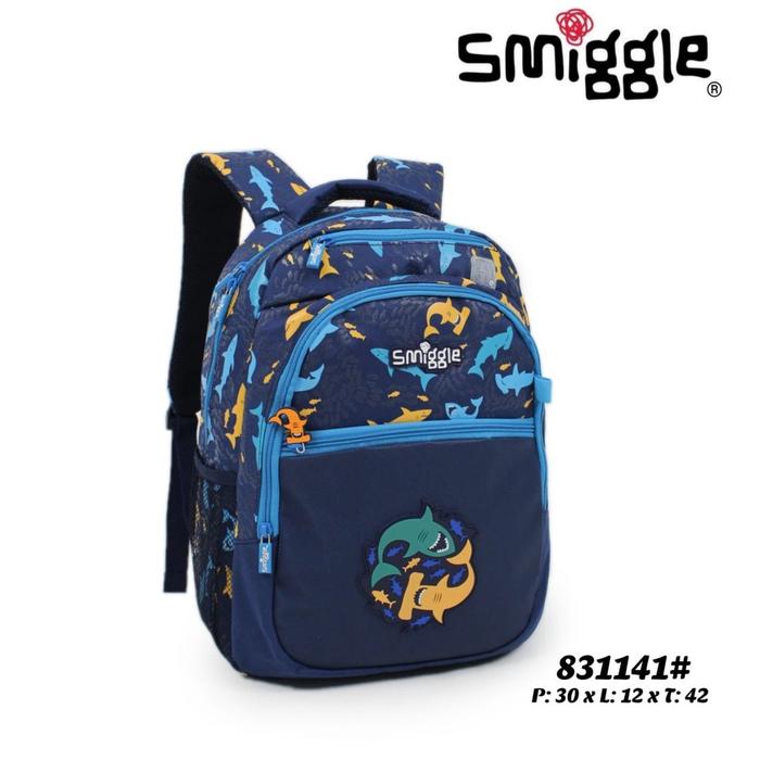 Jual Smiggle Ori Backpack Shark/ tas Ransel Smiggle/ kado - Jakarta ...