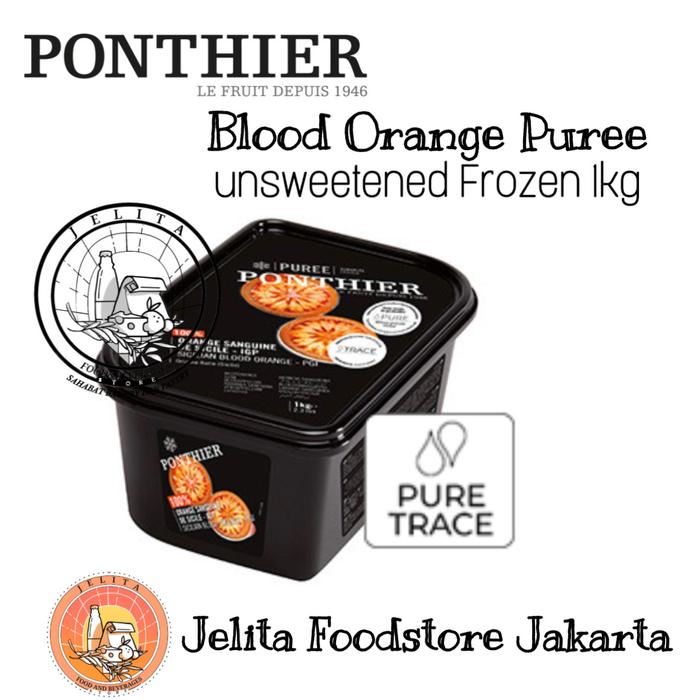 Jual Ponthier Blood Orange Puree unsweetened Frozen 1kg - Jakarta Timur ...