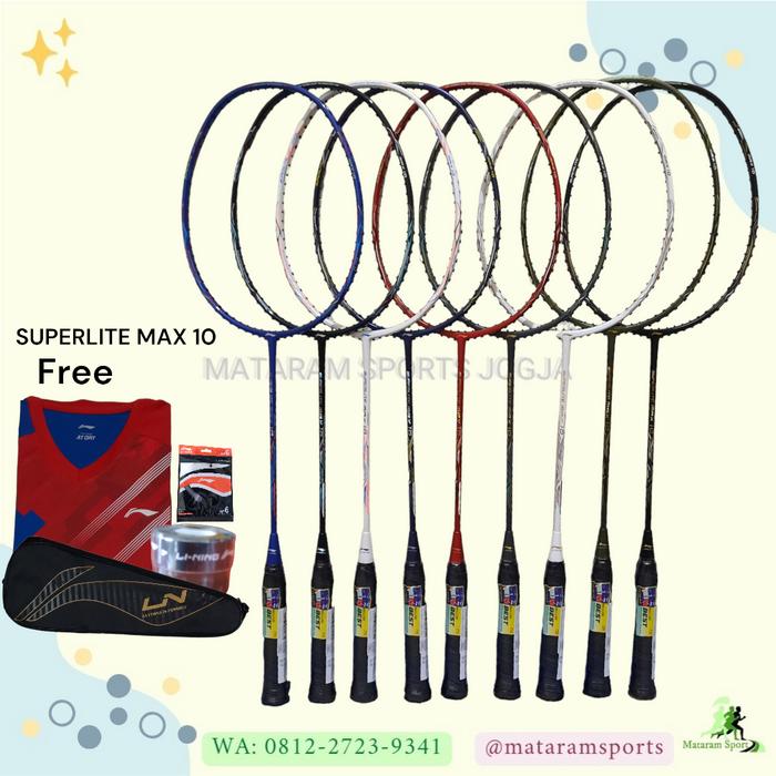 Jual RAKET BADMITON LINING SUPERLITE MAX 10 ORIGINAL - AYPS335-4 - Kota ...