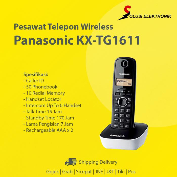Jual Telepon Wireless Panasonic KX-TGB210 / Telephone Rumah Kantor - KX ...
