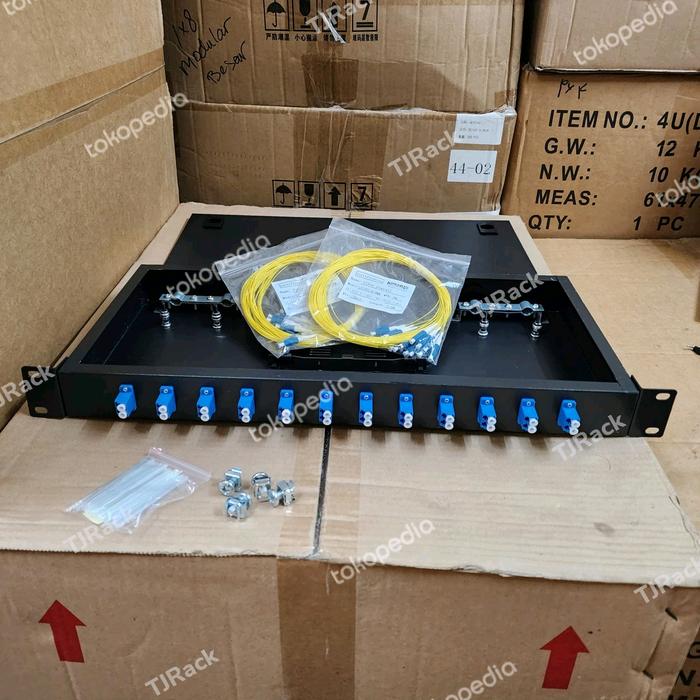 Jual otb rack 24 core Lc Singlemode - Jakarta Pusat - TJRack | Tokopedia