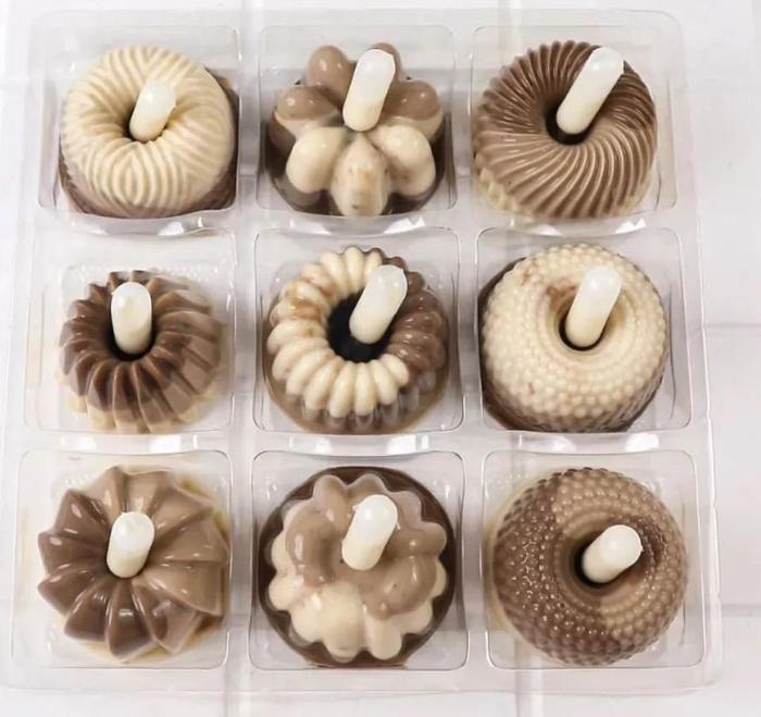 Jual Mika Tatakan Puding Sekat 9 Pack 50pcs Alas Mika Tempat Puding ...