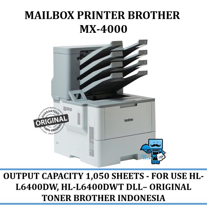 Jual BROTHER MX-4000 Mailbox x4 Bin Tray MX4000 For Printer HL-L6400DW ...