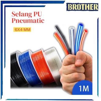Jual 1 Meter Selang PU 6x4mm / 6 x 4 mm 6x4 PolyUrethane PNEUMATIC - Jakarta Timur - Brother ...