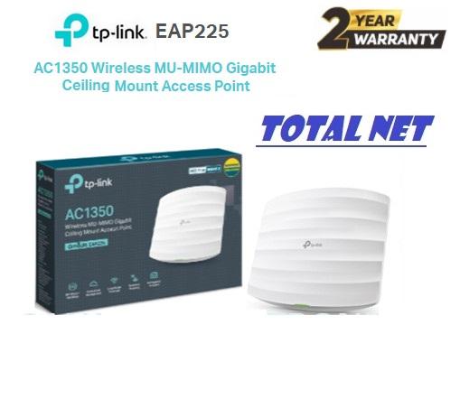 Jual TPLink EAP225 AC1350 Wireless MU-MIMO Gigabit Ceiling Mount AP - Jakarta Pusat - Total Net ...