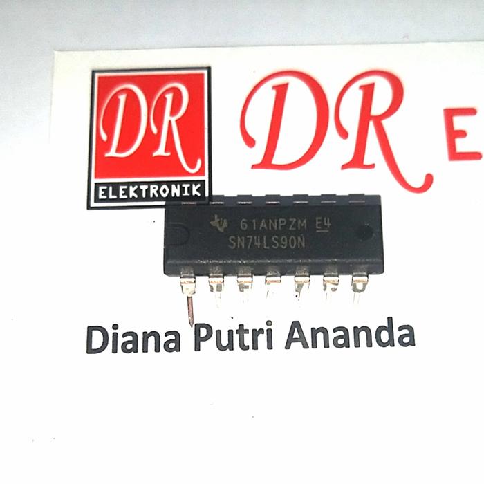 Jual IC 7490 CD7490 Integrated Circuit TTL SN74HC90N DIP 74HC90 NAND ...