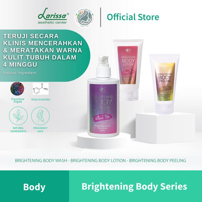 Jual Larissa Brightening Body Series - Untuk Mencerahkan Kulit Tubuh ...