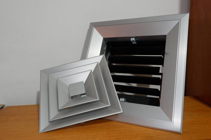 Jual Supply Air Diffuser (SAD+OBD) uk 200x200mm 8" (luar 33x33cm ...