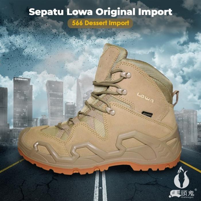 Jual Sepatu LOWA 6 inch Mid Tactical Army Boots Sepatu Gunung Outdoor ...